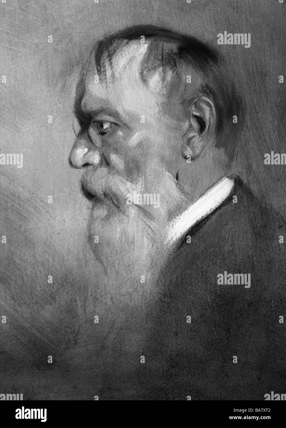 Für den maler franz von lenbach -Fotos und -Bildmaterial in hoher ...