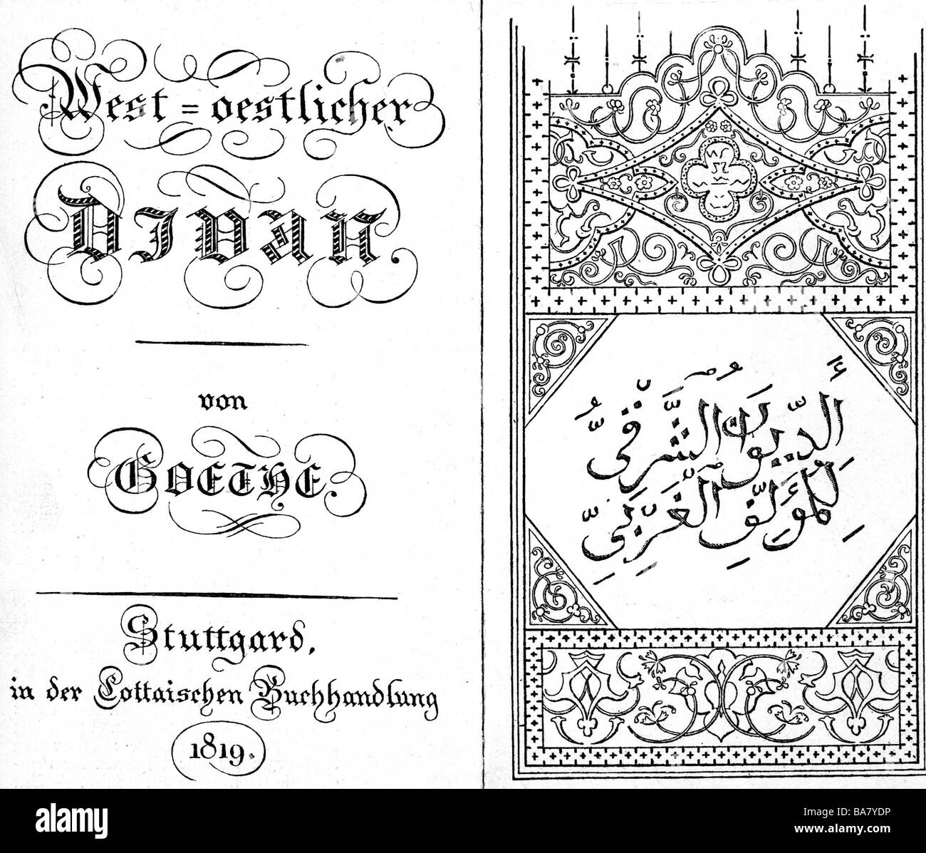 Westostlicher diwan -Fotos und -Bildmaterial in hoher Auflösung – Alamy