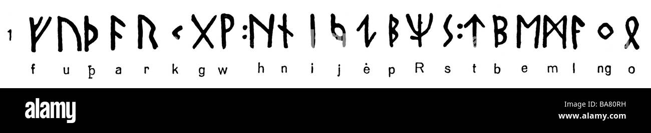 Runic writing -Fotos und -Bildmaterial in hoher Auflösung – Alamy