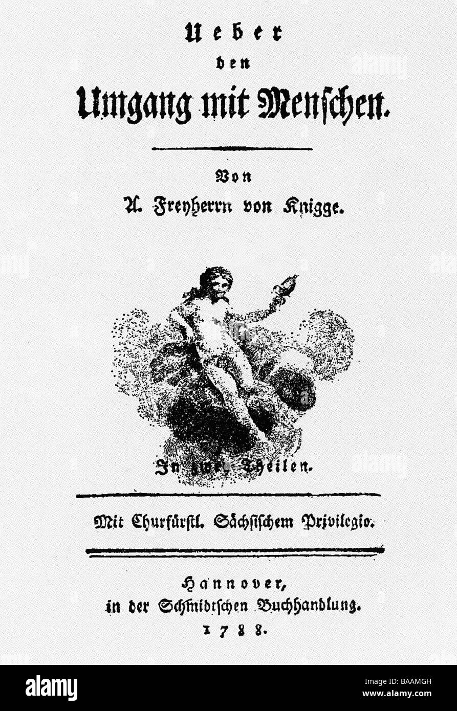 Adolph knigge -Fotos und -Bildmaterial in hoher Auflösung – Alamy