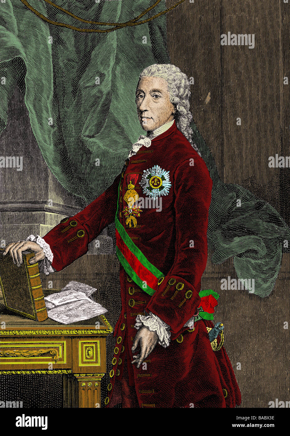 Kaunitz, Wenzel Anton Graf, 2.2.1711 - 27.6.1794, österreichische ...