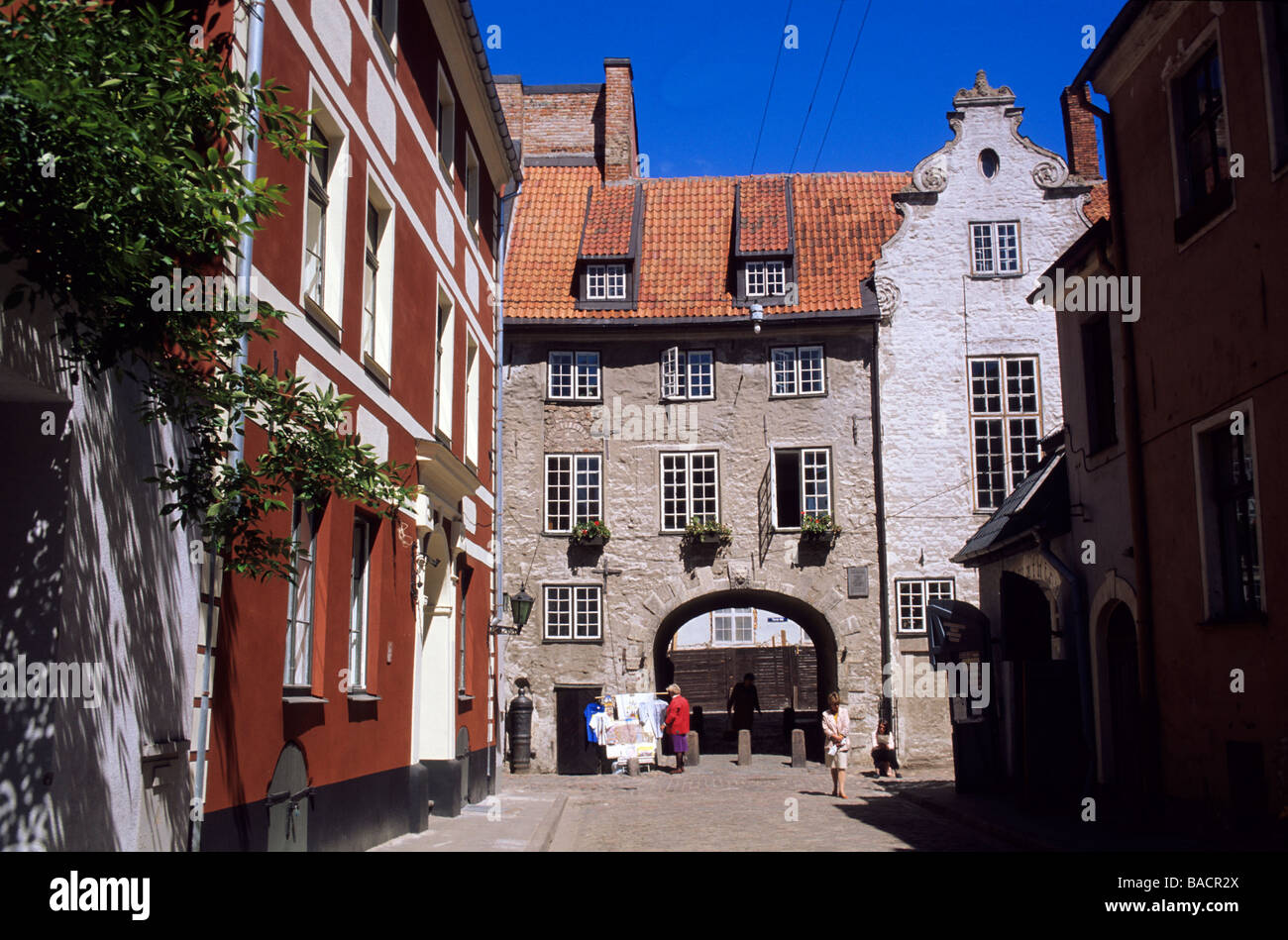Lettland (Baltikum), Riga, Altstadt Weltkulturerbe der UNESCO, das ...