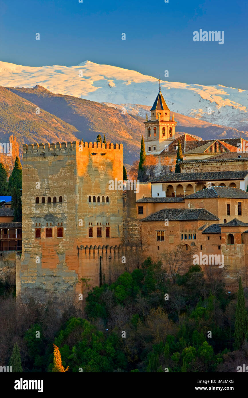 Die Alhambra (La Alhambra) eine maurische Festung und Palast (1984 zum ...