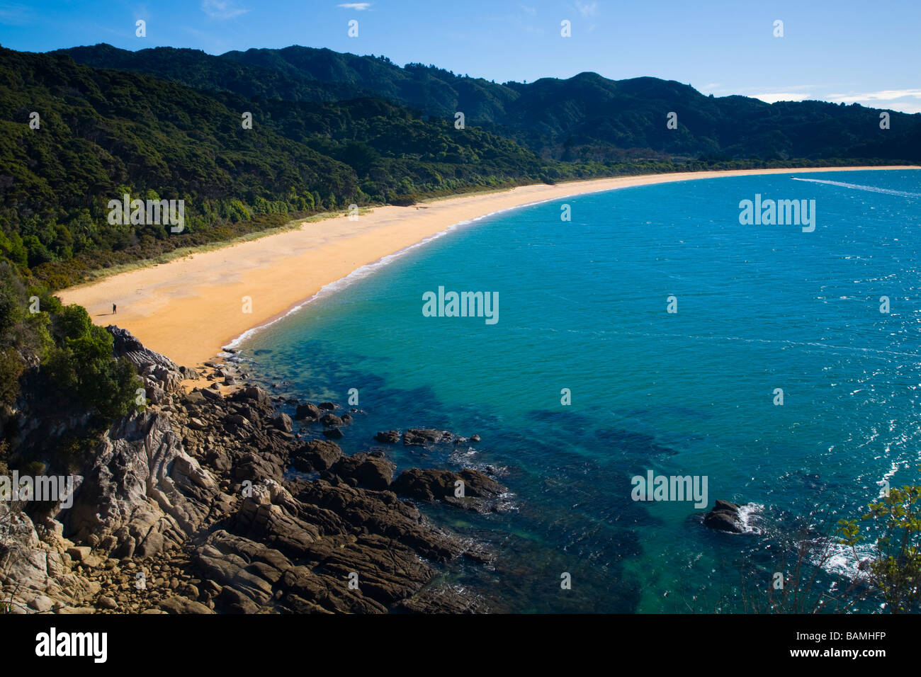 Neuseeland Nelson Abel Tasman National Coast Track Park Ziege Bay ...