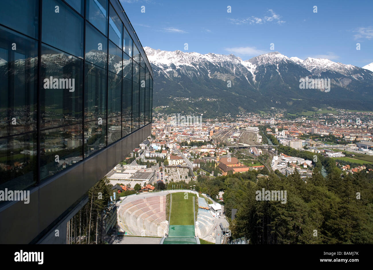BERGISEL SPRUNGSCHANZE, ZAHA HADID, INNSBRUCK, ÖSTERREICH ...