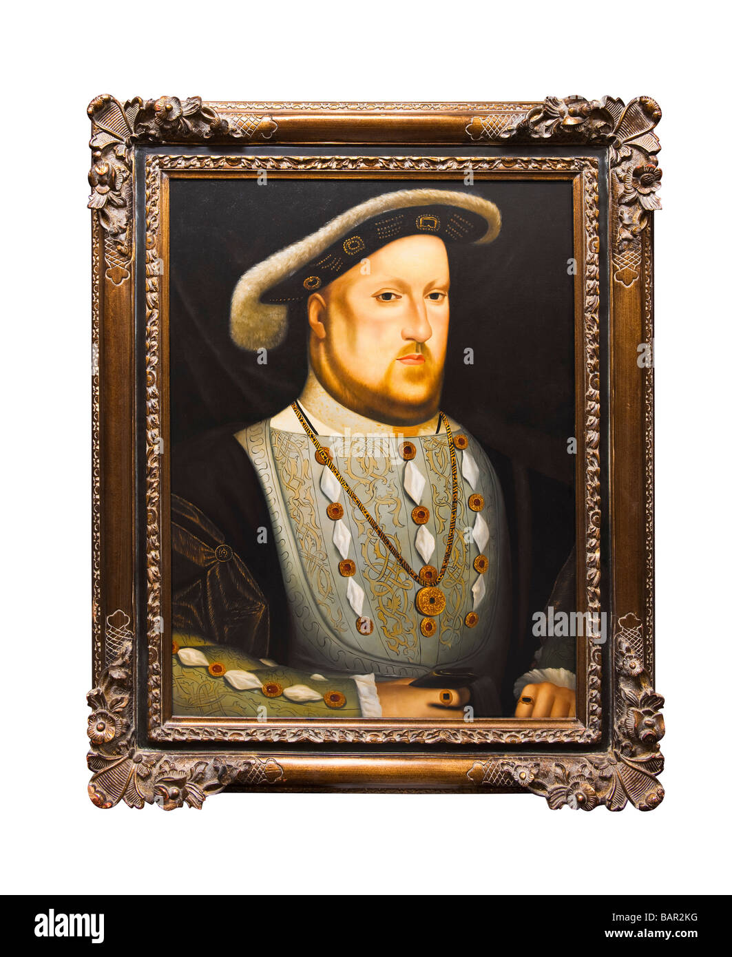 König Henry VIII von Holbein Stockfotografie - Alamy