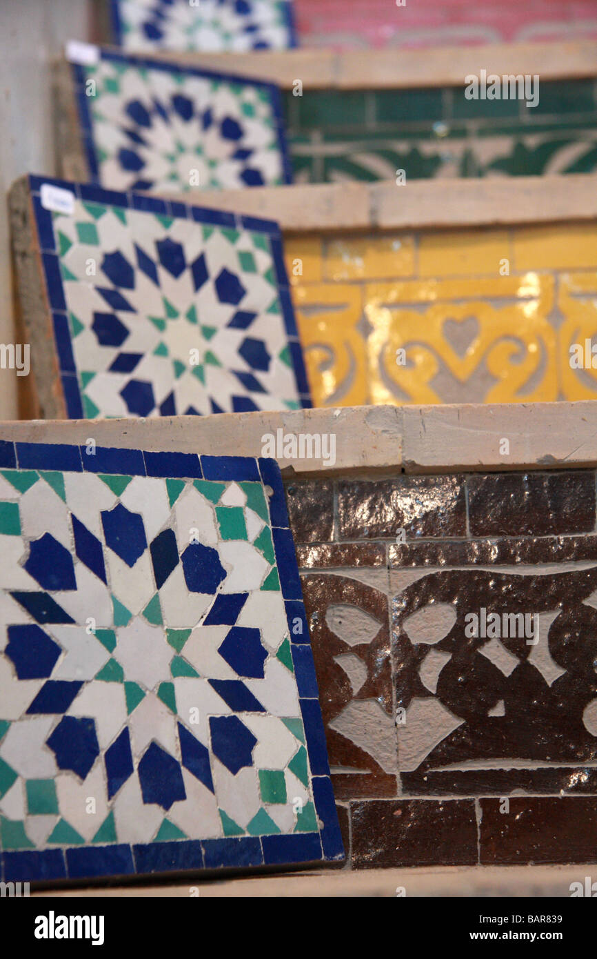 Mosaique et poterie de fes -Fotos und -Bildmaterial in hoher Auflösung ...