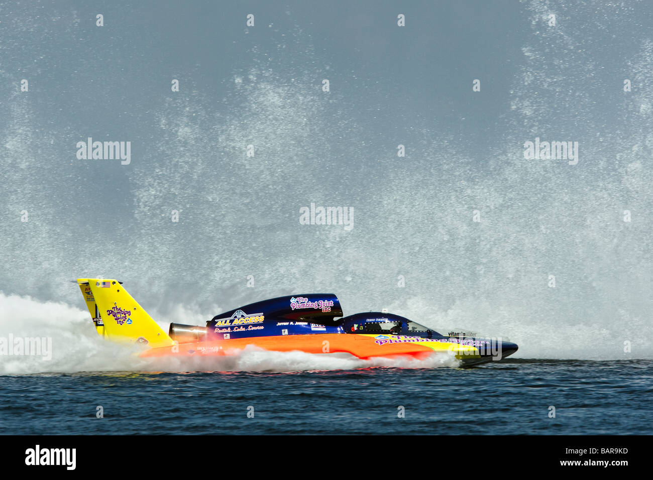Wasserflugzeug Racing: Brian Perkins fahren seine "Sanitär-Joint ...