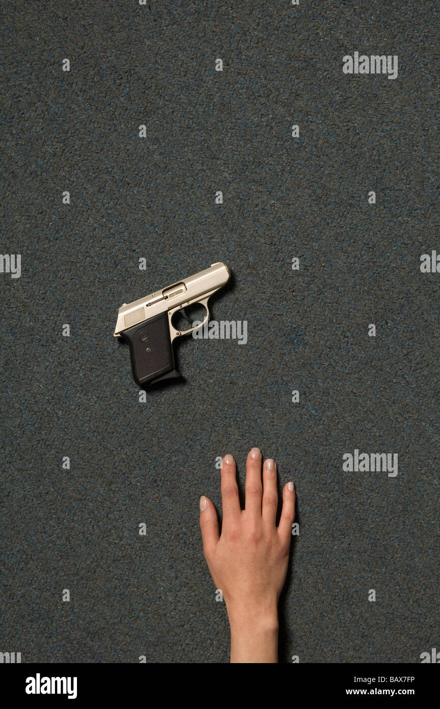 Nahaufnahme Handpistole Stockfotos und -bilder Kaufen - Alamy