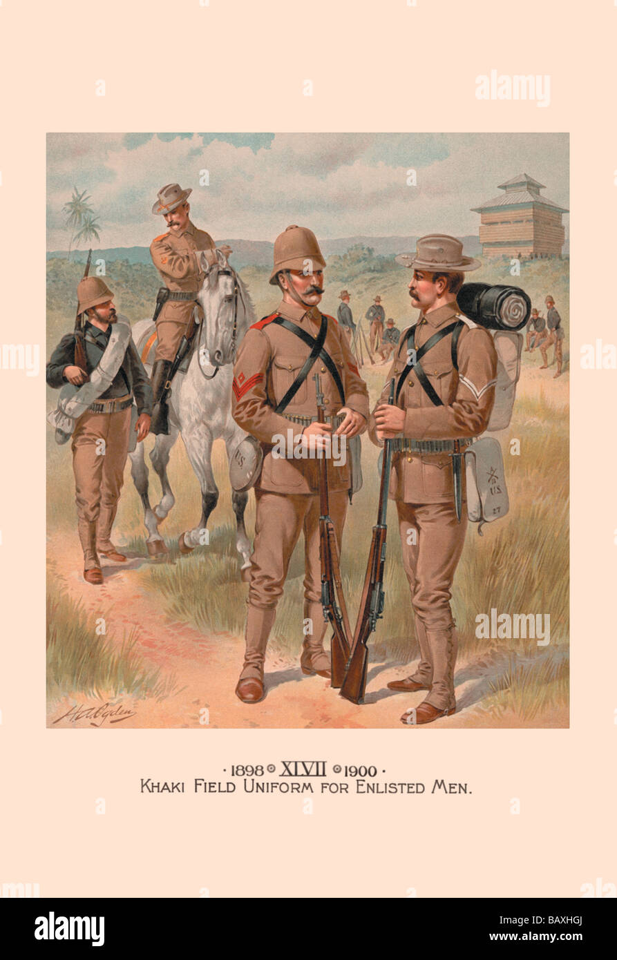 Armee khaki uniform Stockfotos und -bilder Kaufen - Alamy