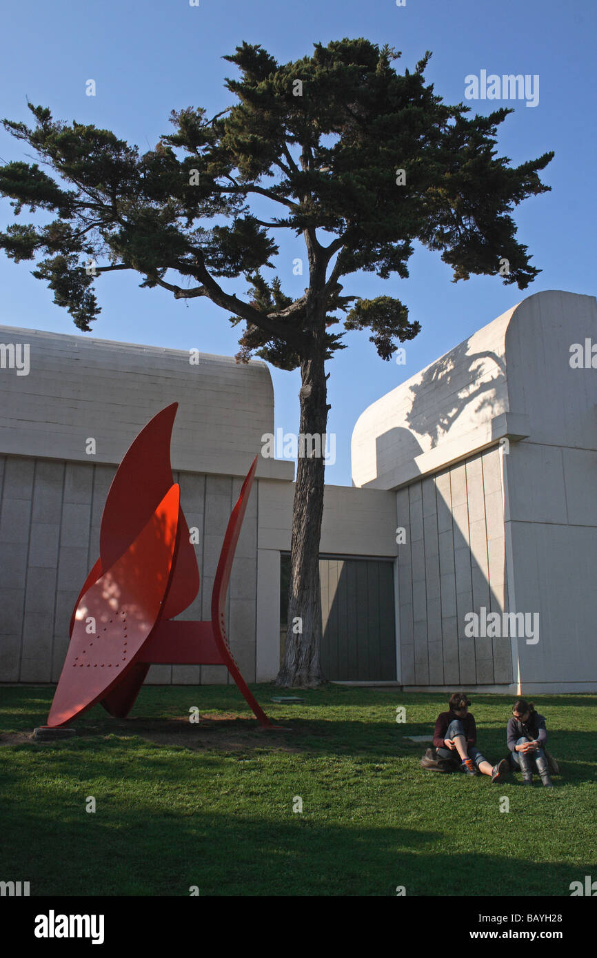 Die Fundacio Joan Miro (Miro Museum) im Stadtteil Montjuic in Barcelona ...