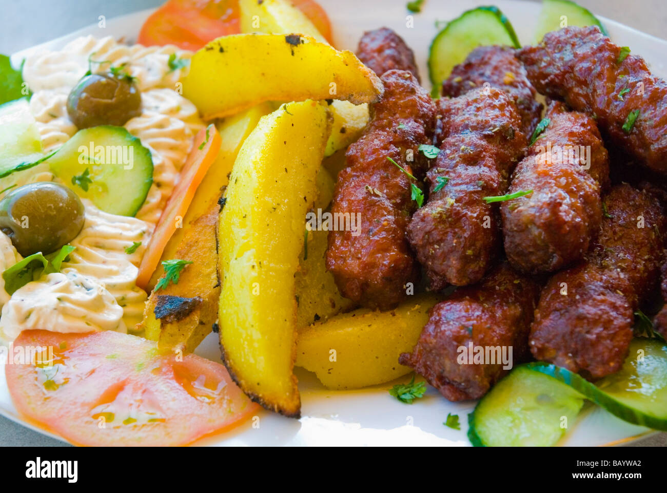 Traditionelles Albanisches Essen Stockfotos und -bilder Kaufen - Alamy