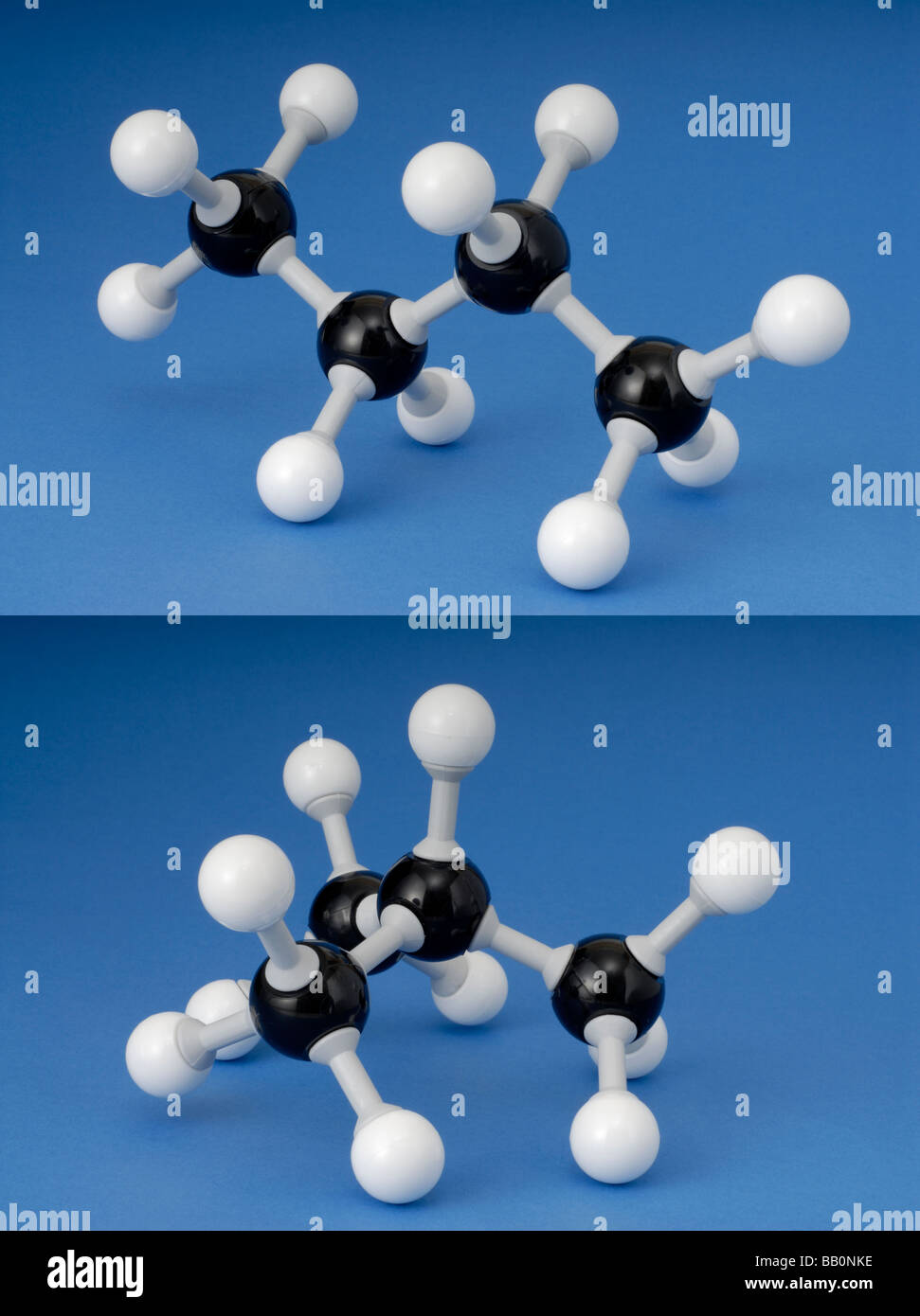 Isomere von Butan Stockfotografie - Alamy