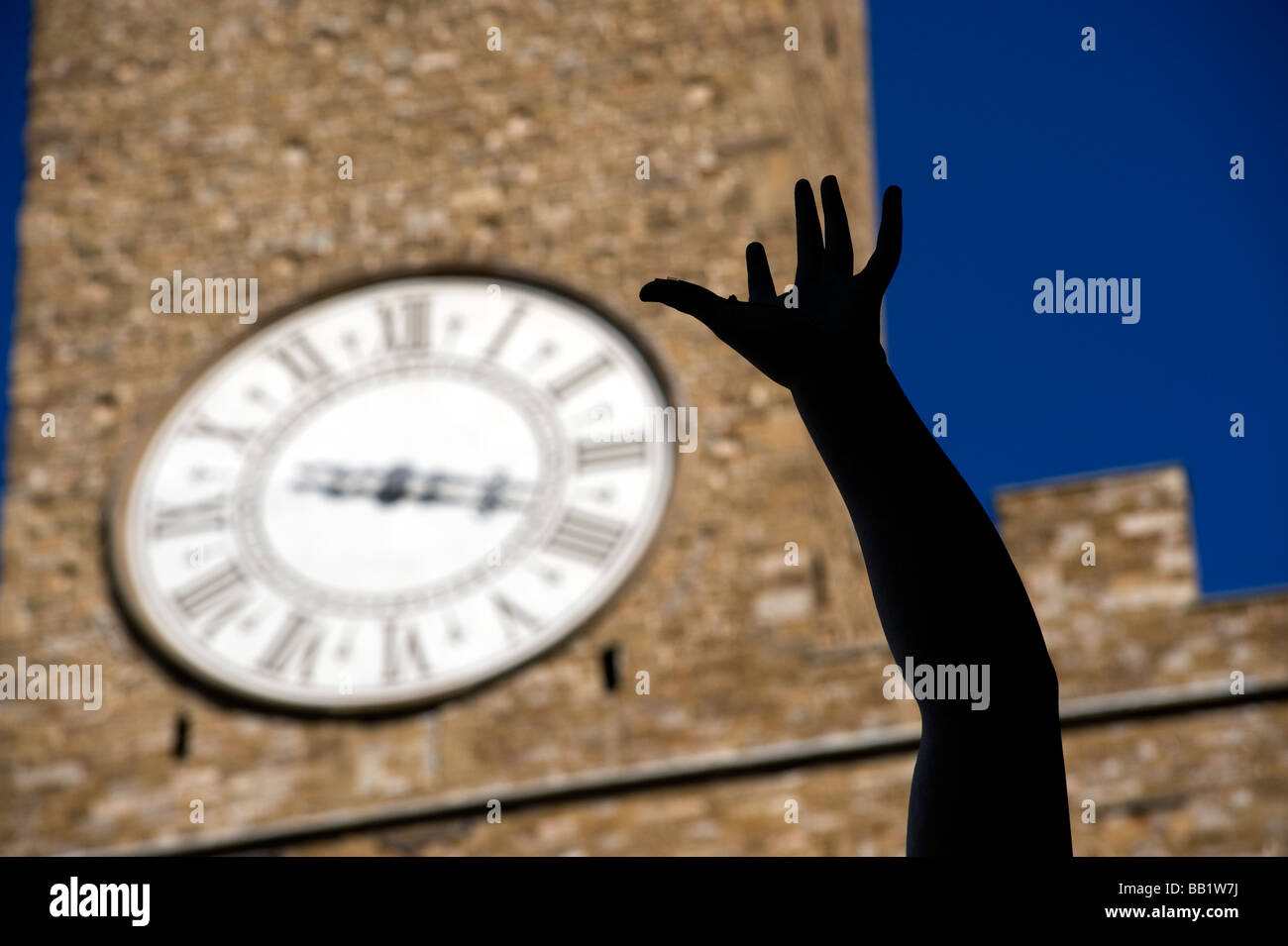 Toskana Florenz, die Stadt der Renaissance-Foto zeigt die Loggia della ...