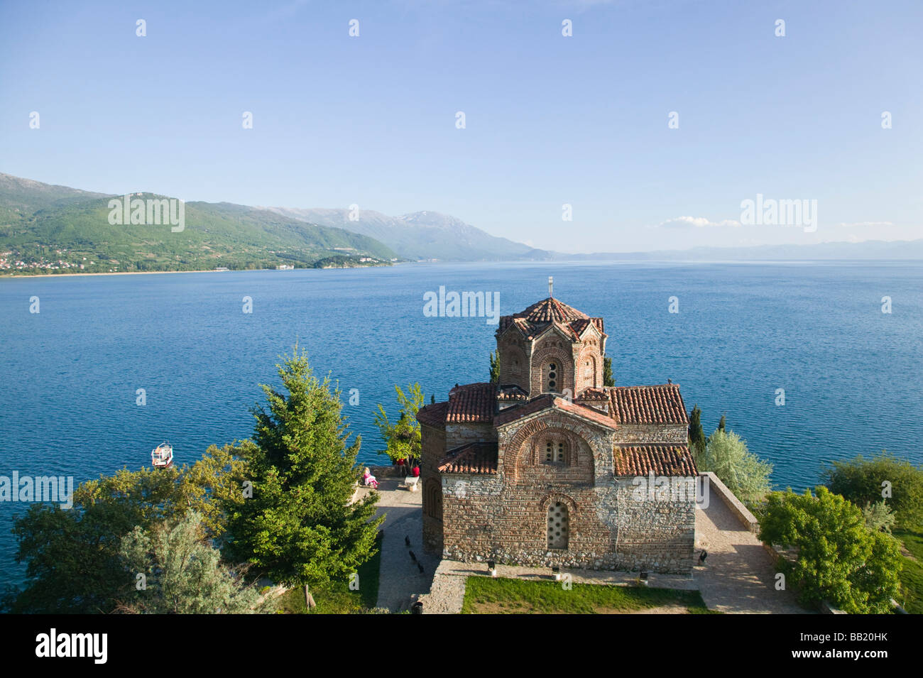 Mazedonien, Ohrid. Sveti Jovan Kaneo-Kirche am Ohridsee Stockfotografie - Alamy