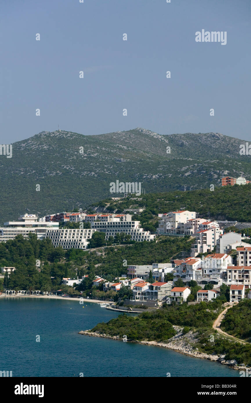 Bosnien und Herzegowina - Neum. Stadt von Neum an der Adriaküste ...