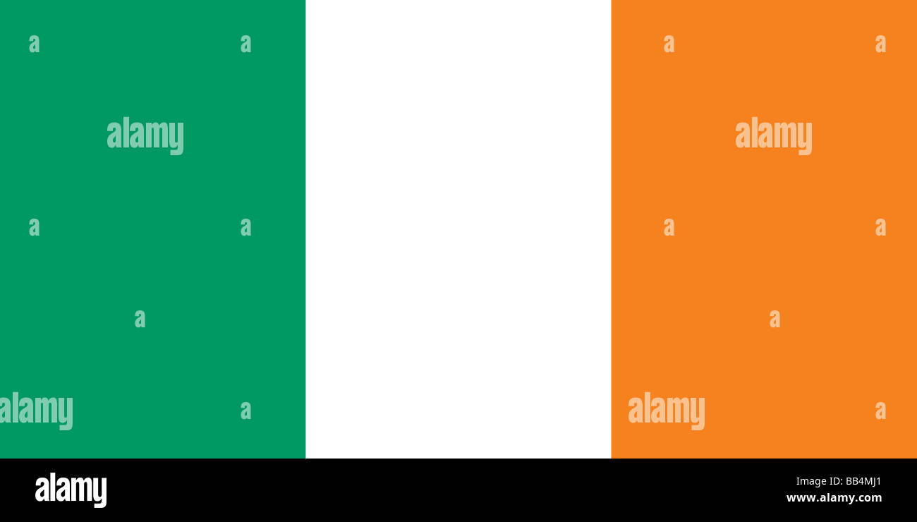 Flagge von Irland Stockfotografie - Alamy