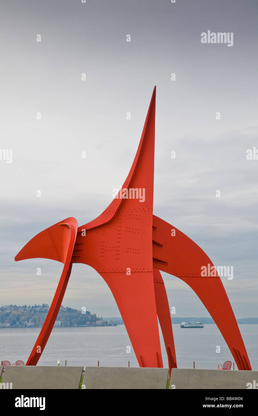 Adler von Alexander Calder in Seattle WA, das Seattle Art Museum ...