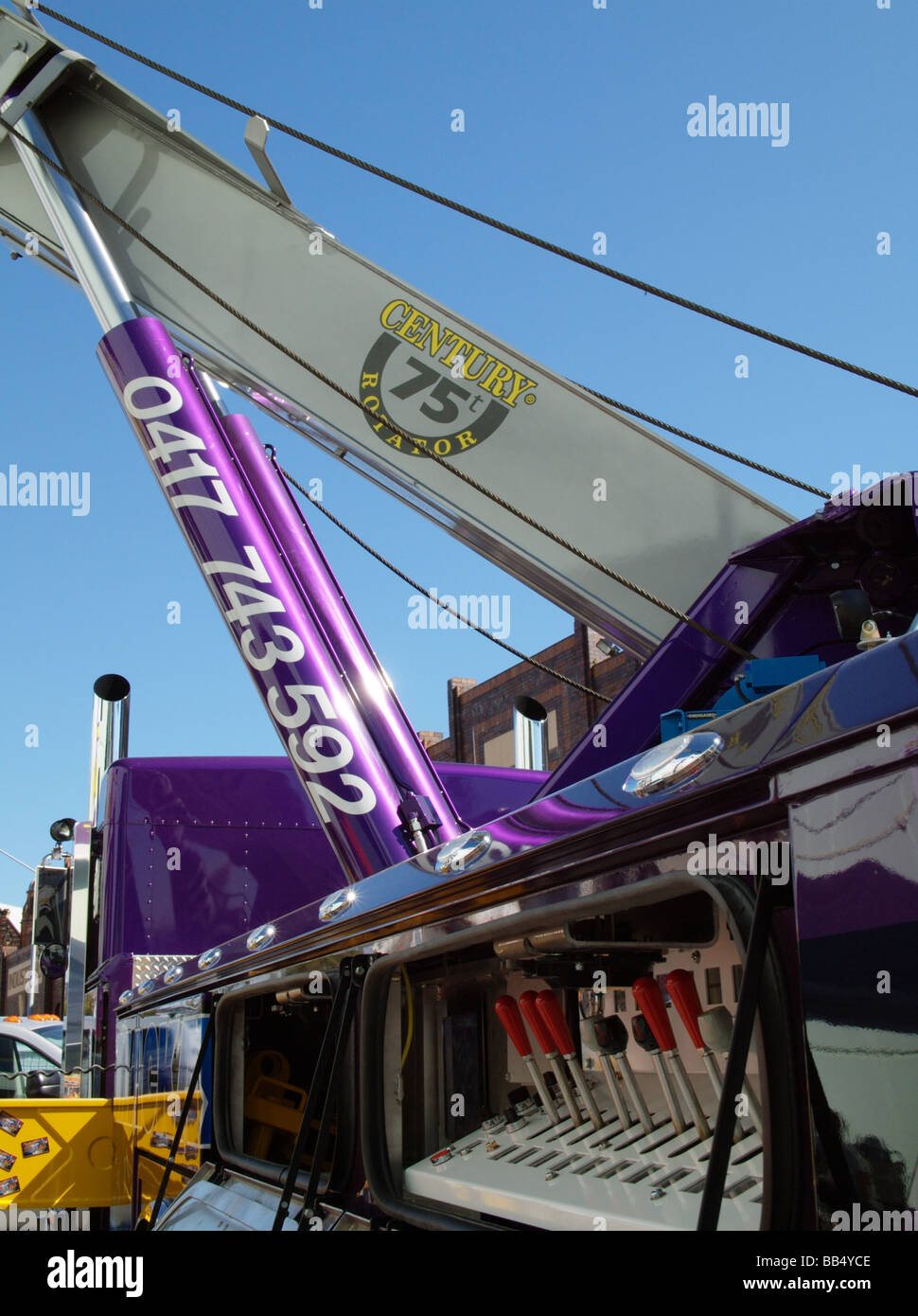 Hydraulischer autokran -Fotos und -Bildmaterial in hoher Auflösung – Alamy
