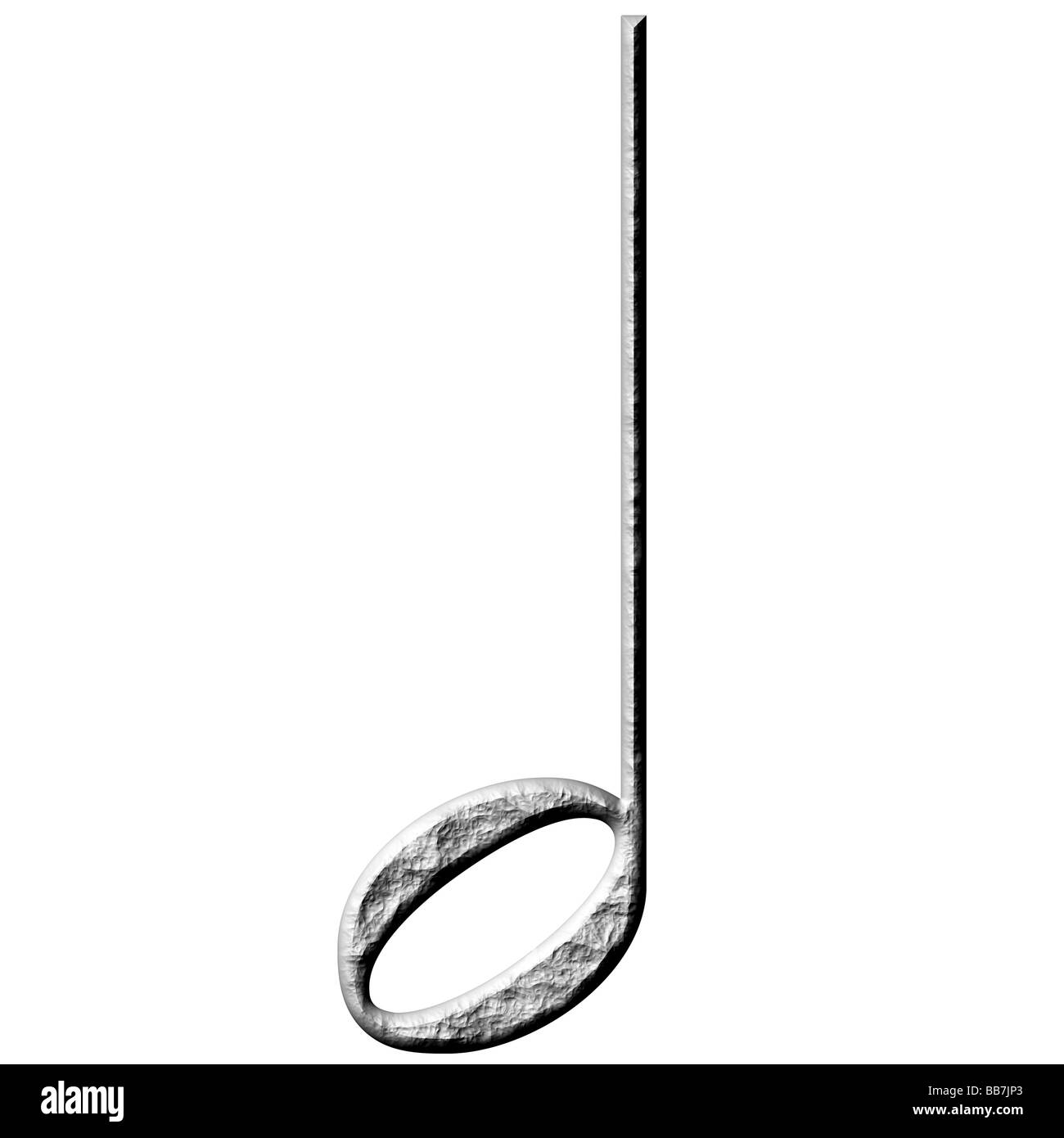 Halbe note Ausgeschnittene Stockfotos und -bilder - Alamy