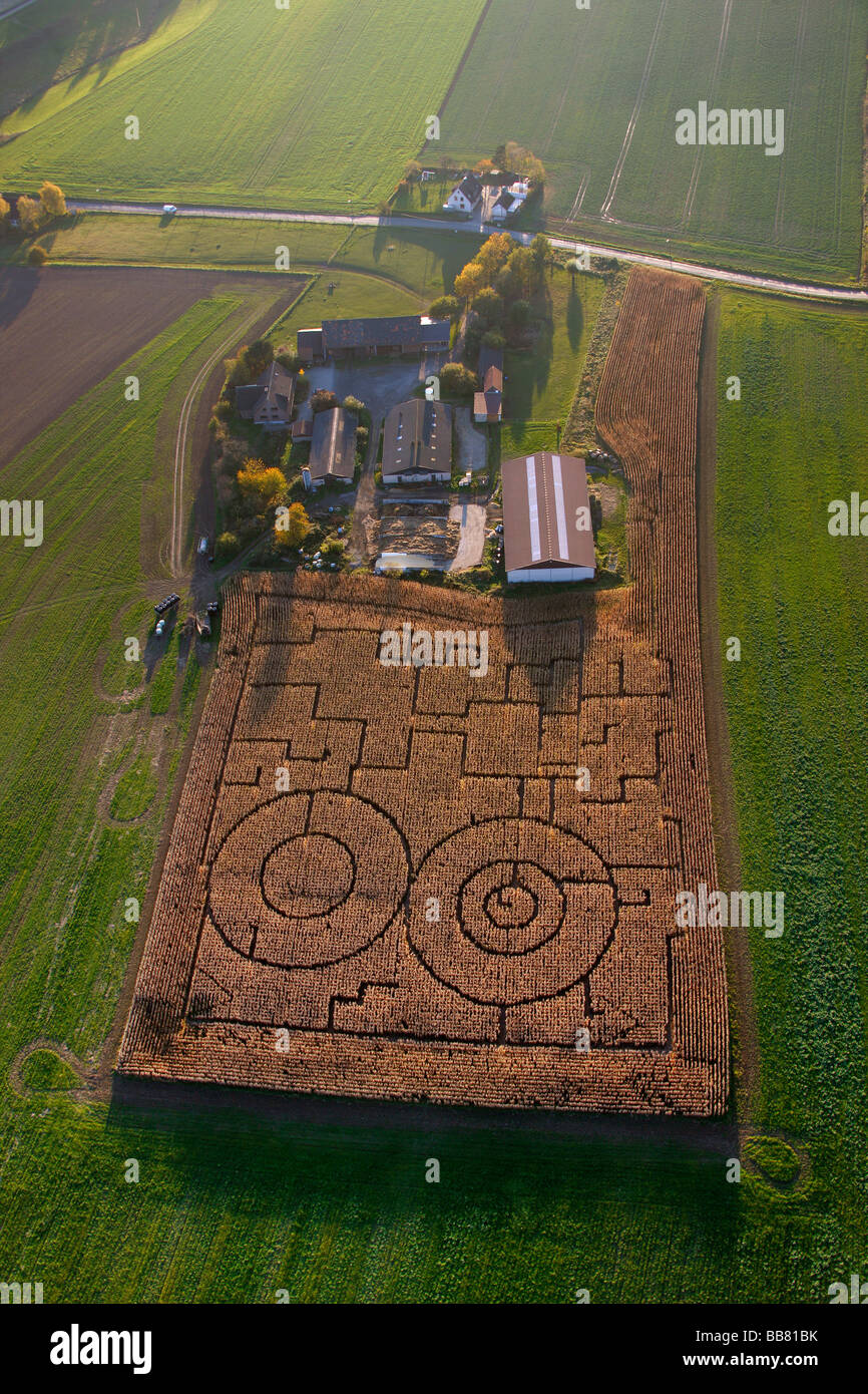 Labyrinth Aerial View Stockfotos und -bilder Kaufen - Alamy