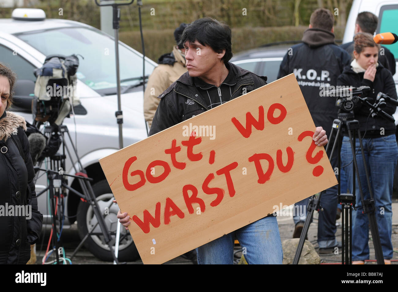 Amoklauf in der Albertville-Realschule Schule in Winnenden, am Tag ...