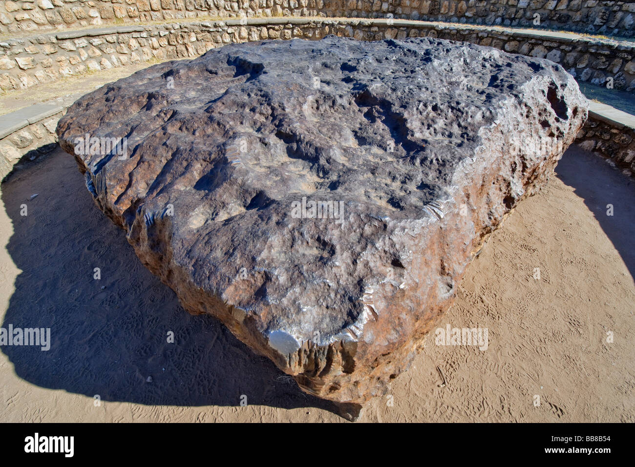 Hoba Meteorit in der Nähe von Grootfontein, Namibia, Afrika ...