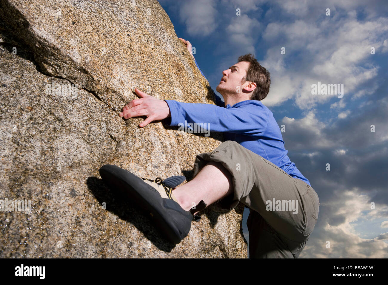 Freeclimbing klettern -Fotos und -Bildmaterial in hoher Auflösung – Alamy
