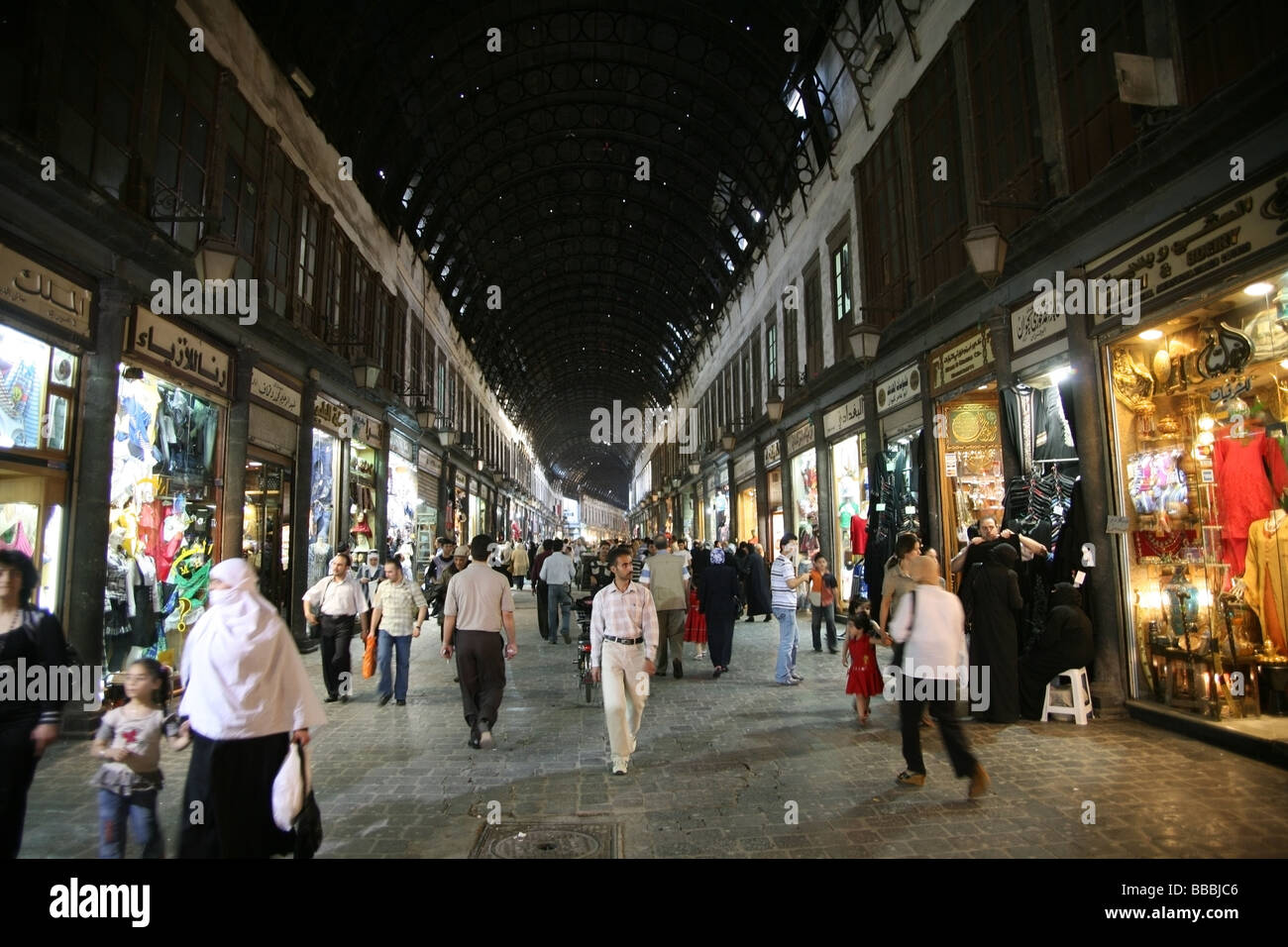 Hamidiyya Souq Damaskus Syrien Stockfotografie - Alamy