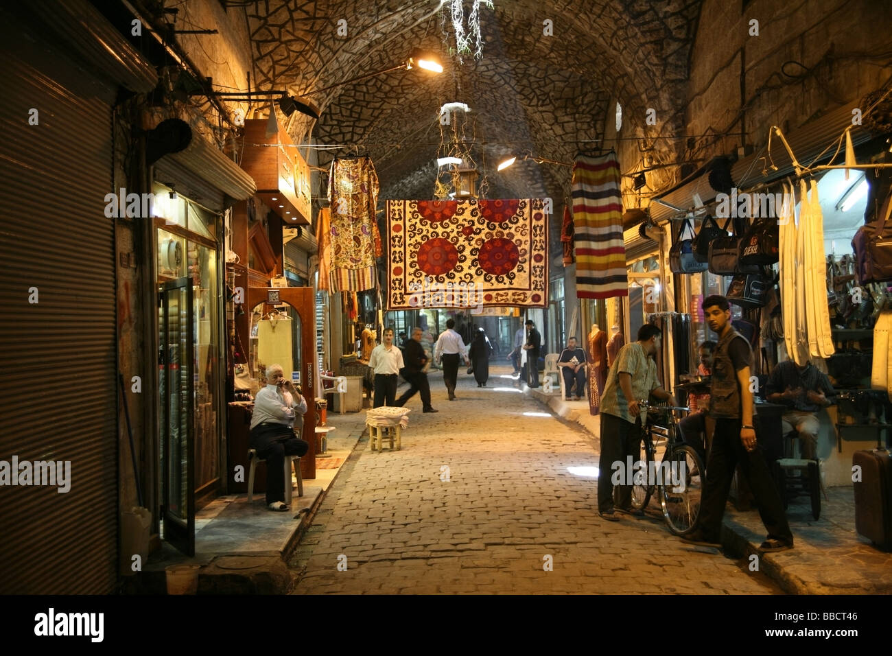 Souq Aleppo Syrien Stockfotografie - Alamy