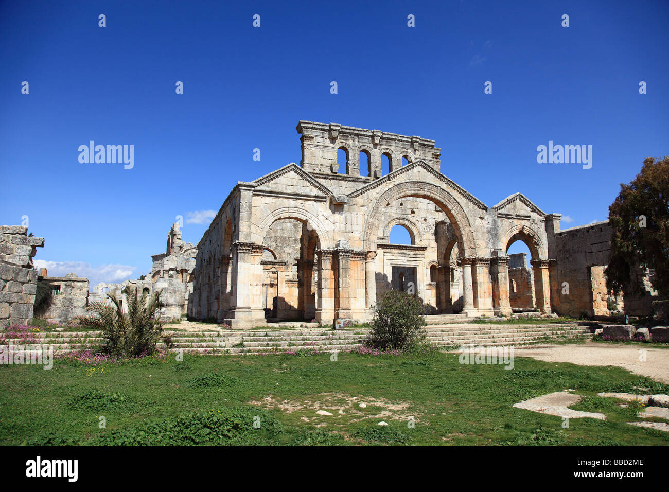 Antike Altstadt Aleppo Syrien syrische Naher Osten Asien Zitadelle ...