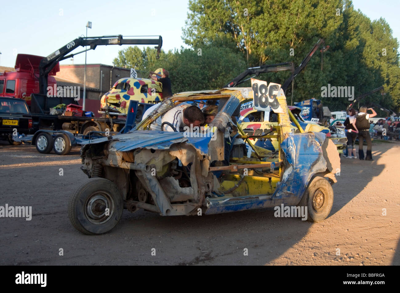 Reliant Robin drei Wheeler Räder Threewheeler Robins Müll schreckliche ...
