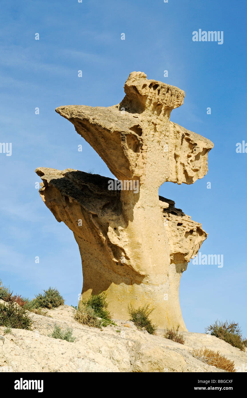 Bizarre Felsformationen, Klippen, Felsen, Erosion, Bolnuevo, Mazarron ...