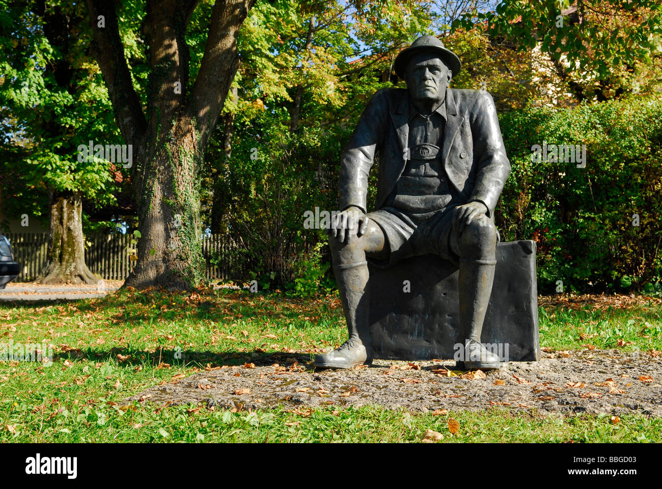 Maxl Graf-Denkmal in Aufkirchen am Starnberger See, Bayern, Deutschland ...