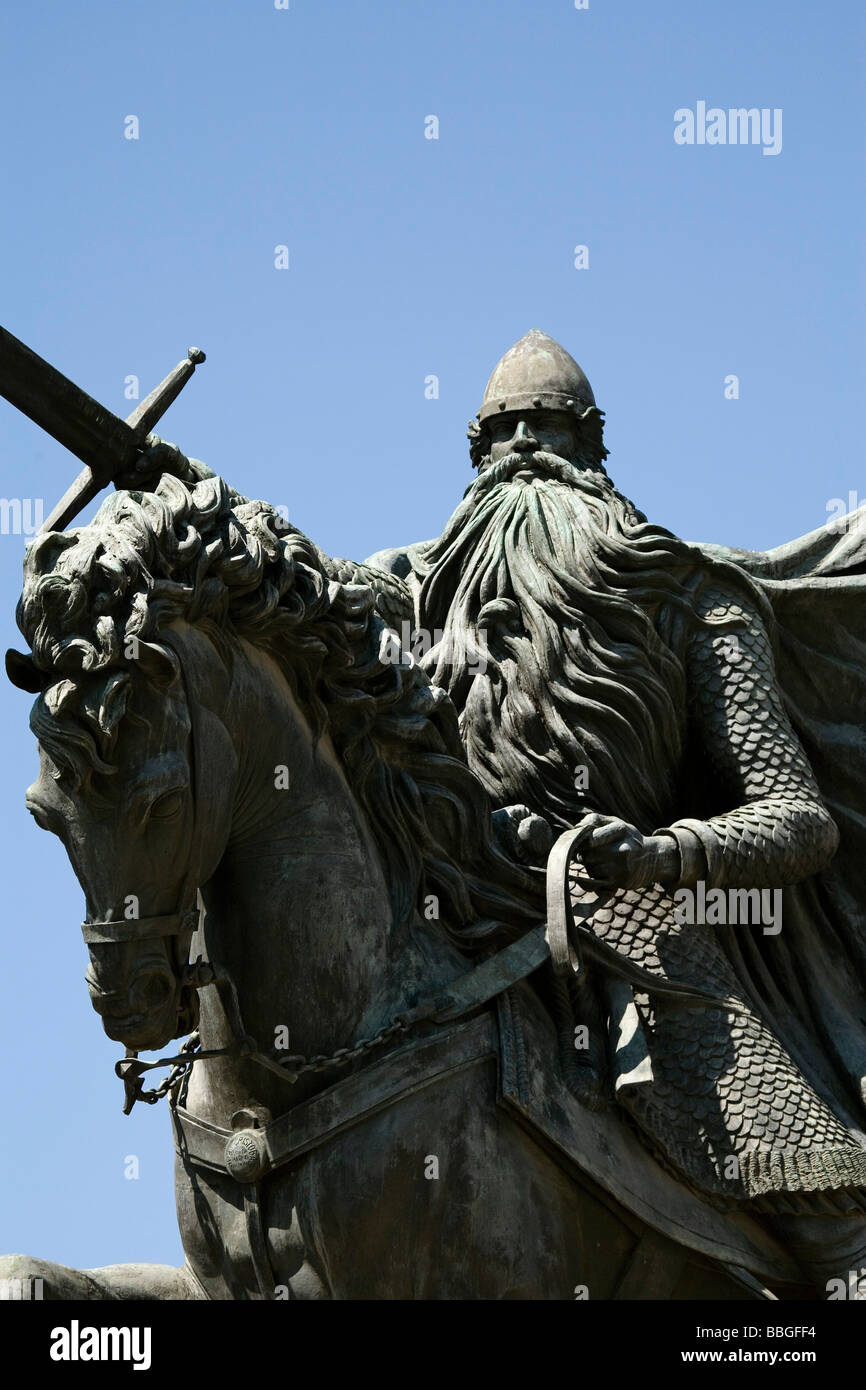 Denkmal für Rodrigo Diaz de Vivar El Cid Campeador in Burgos Castilla ...