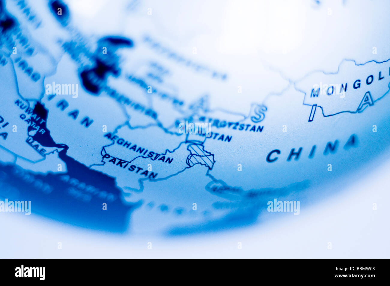 Asien globus karte -Fotos und -Bildmaterial in hoher Auflösung – Alamy