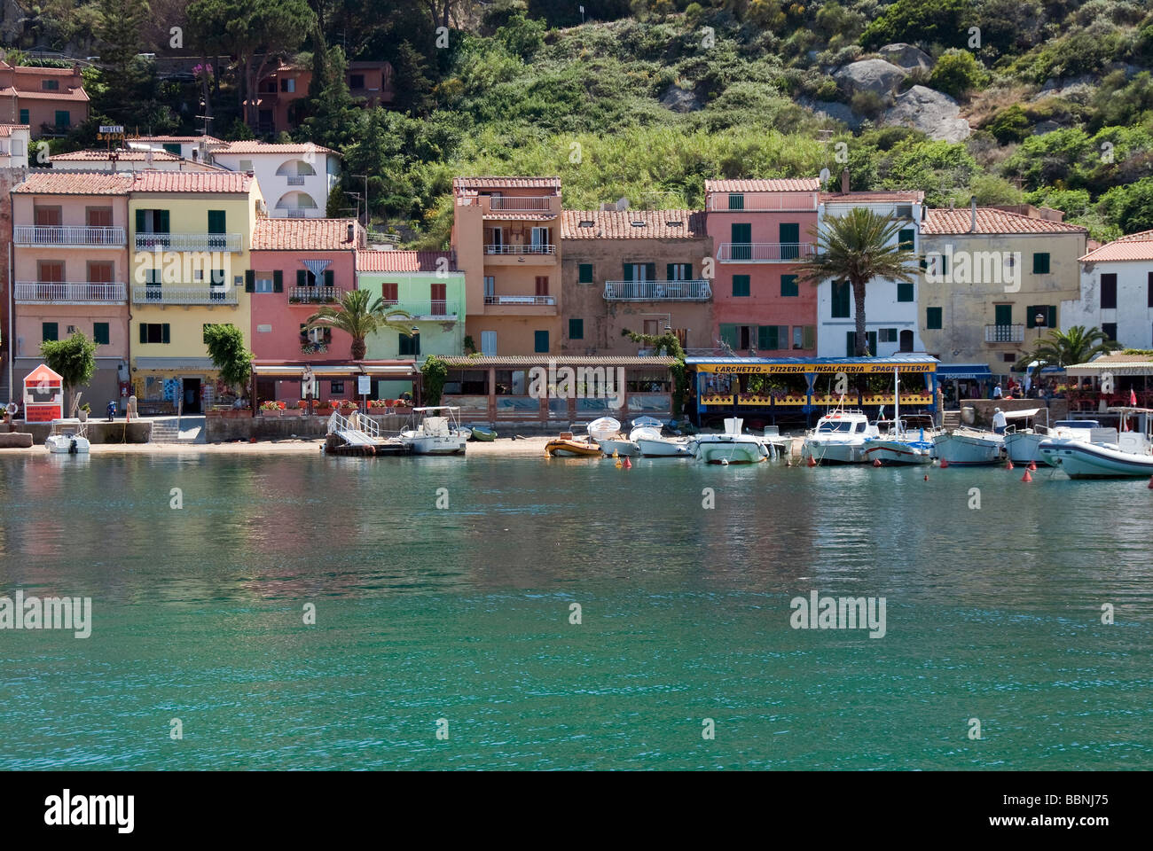 Giglio Porto den Anschluss auf der Insel Giglio oder Isola del Giglio ...