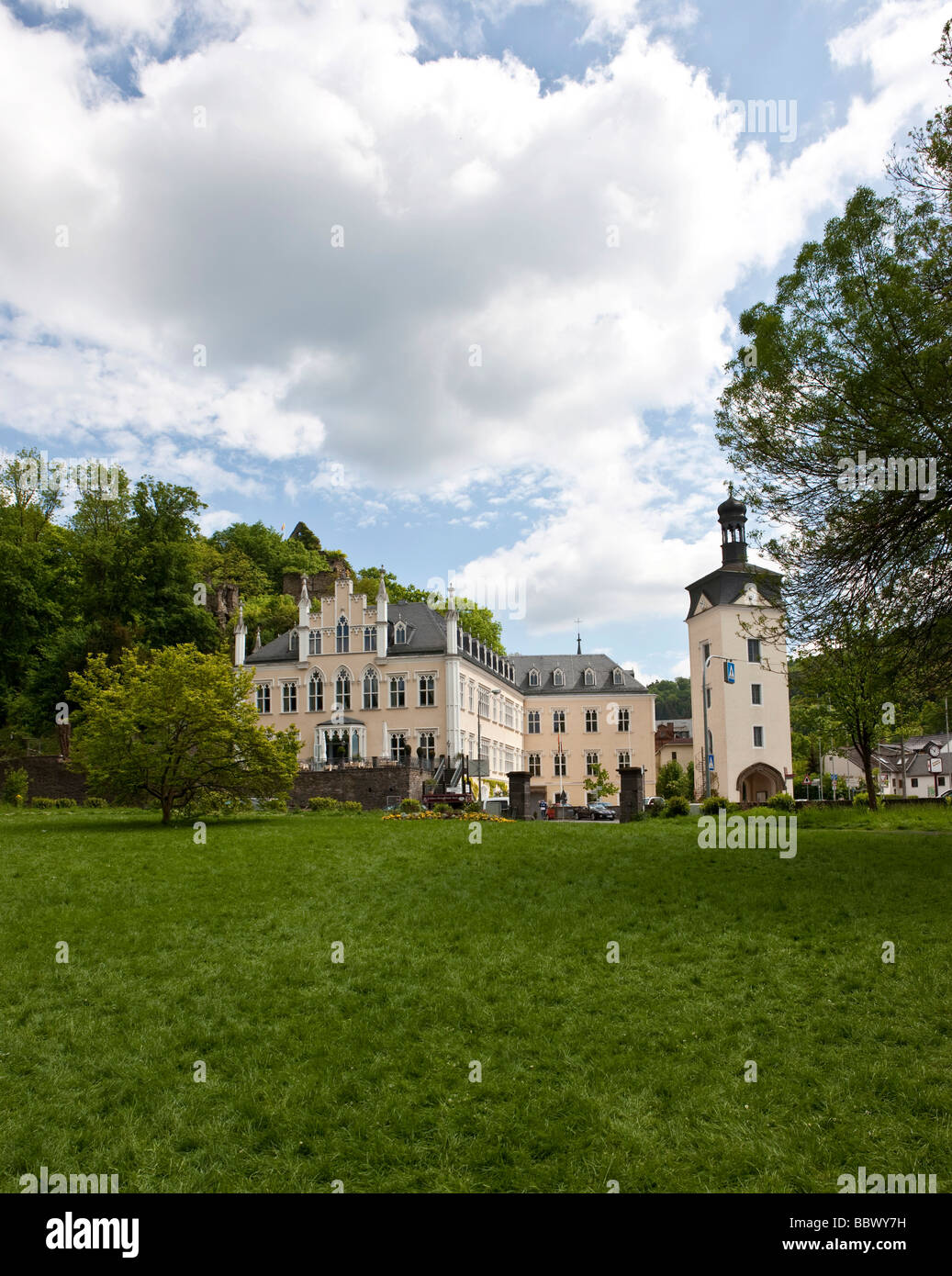 Schloss Sayn Schloss am Fuße des Schlossberges und am Eingang von Sayn ...