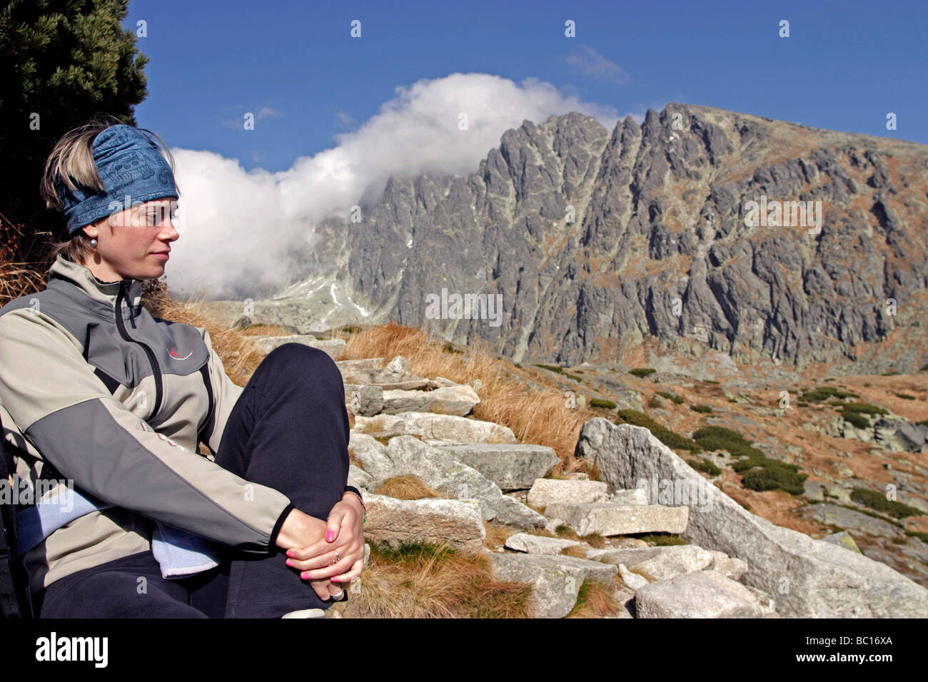 Welt szenen wildnis berge hohes slowakei tatry tatra nationalpark ...