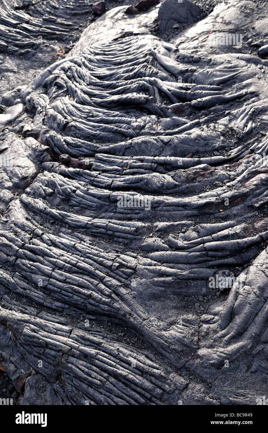 Basalt Lava Flow. Hawaiʻi-Volcanoes-Nationalpark, Hawaii, USA Stockfotografie - Alamy