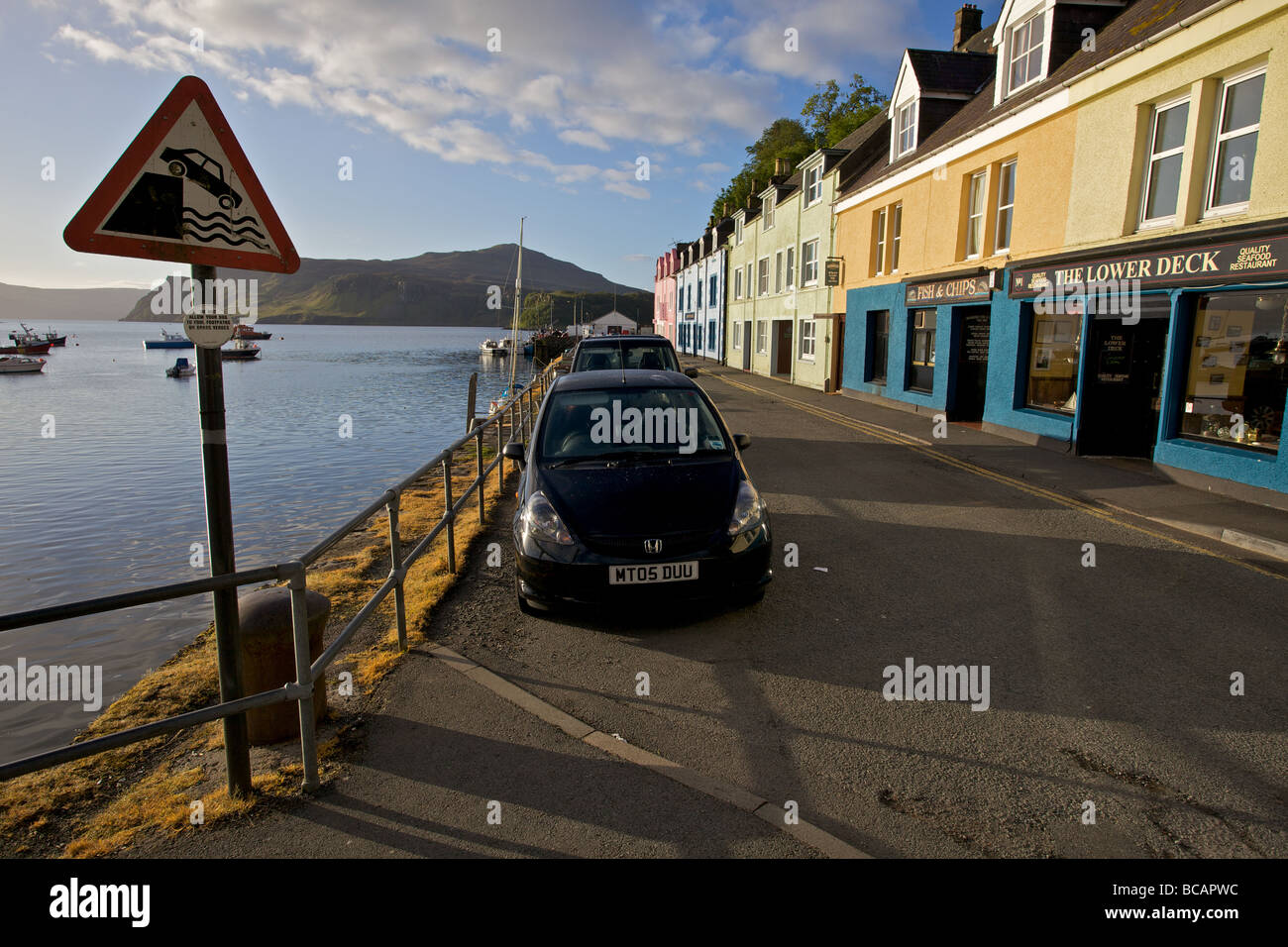 Portree Waterfront Isle Skye Scotland Stockfotos und -bilder Kaufen - Alamy
