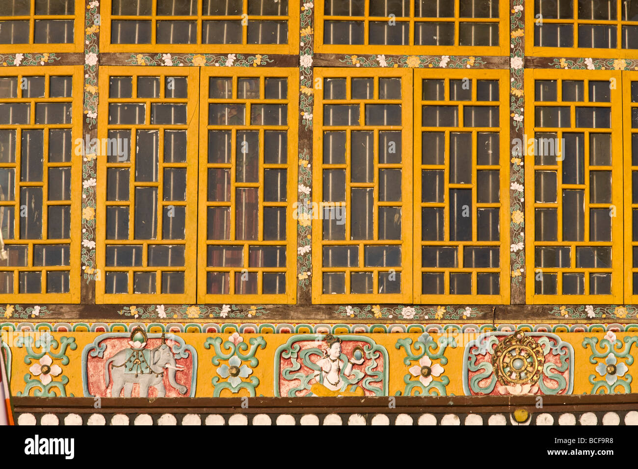 Indien, Sikkim, Pelling Pemayangtse Gompa, eines Sikkim die älteste und ...