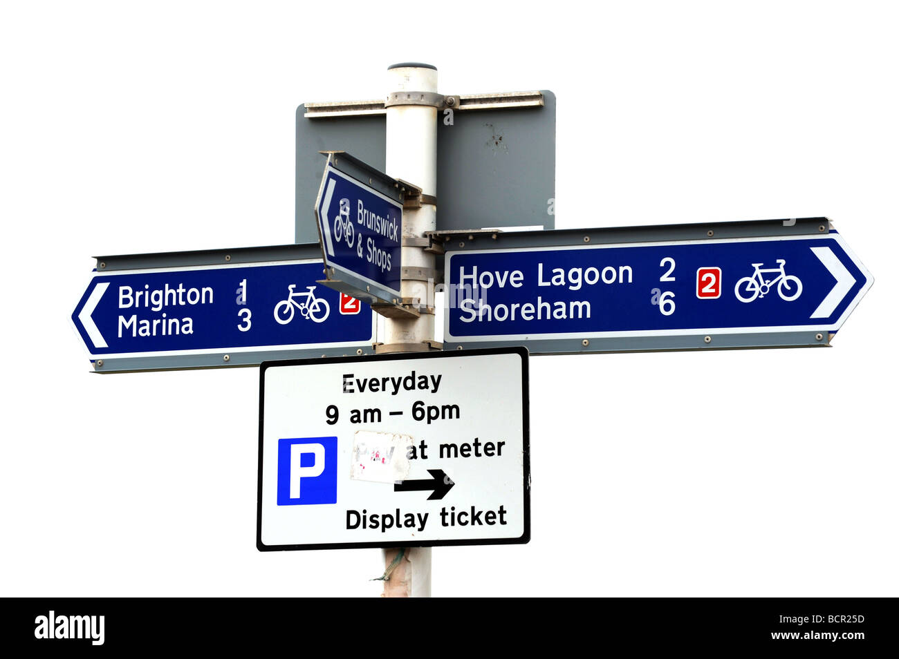 Nationales zyklusnetzzeichen Ausgeschnittene Stockfotos und -bilder - Alamy