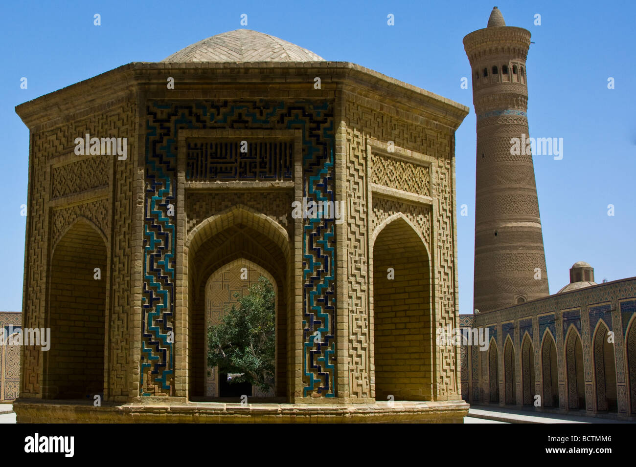 Kalon Moschee oder Jama Masjid in Buchara Usbekistan Stockfotografie ...