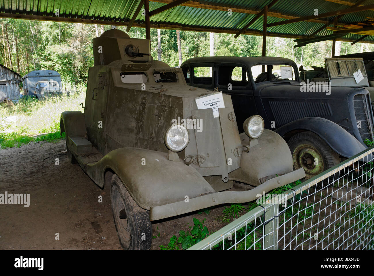 Russische Panzerwagen GAZ 1938 Stockfotografie - Alamy