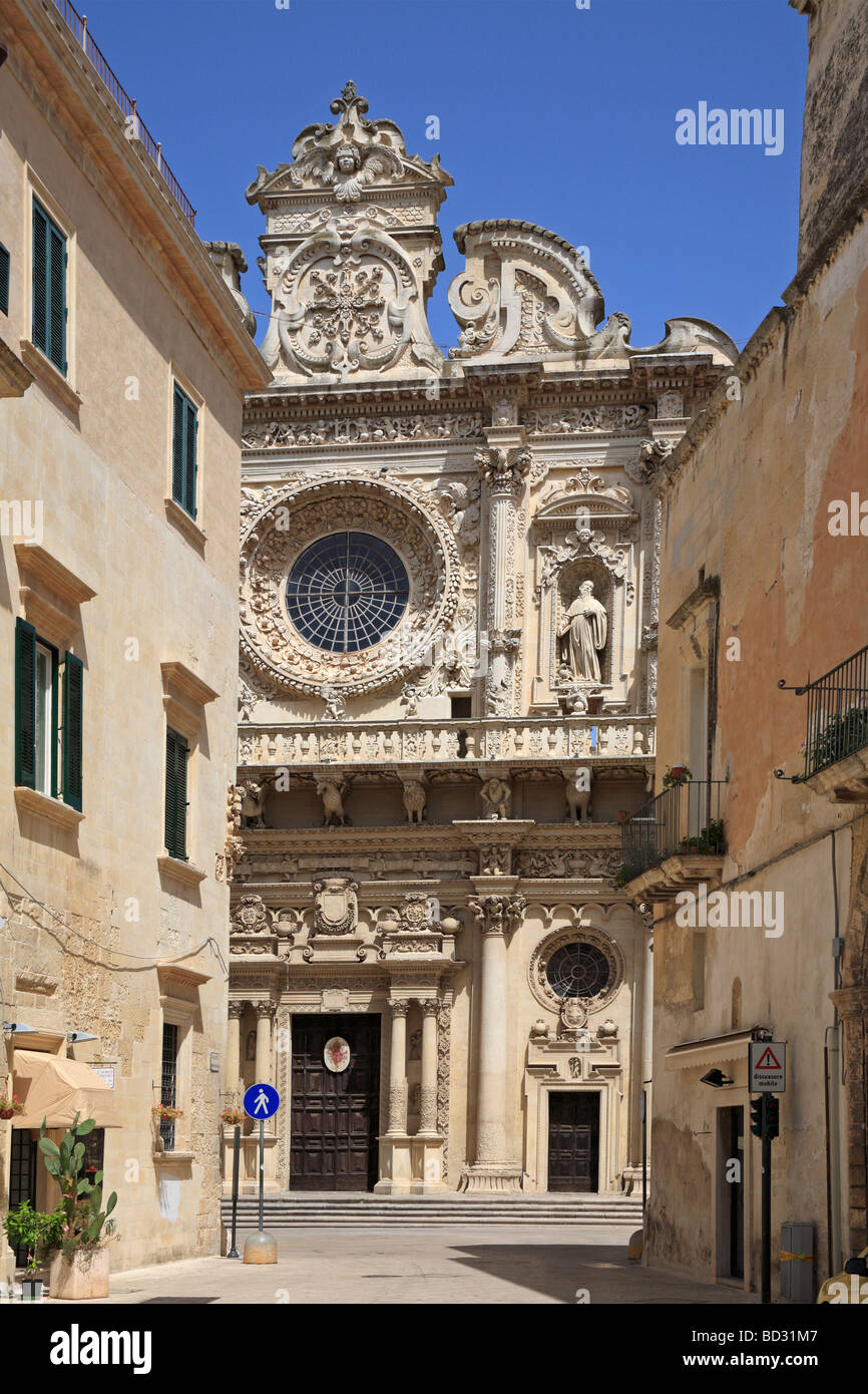 Baroque church of santa croce -Fotos und -Bildmaterial in hoher ...