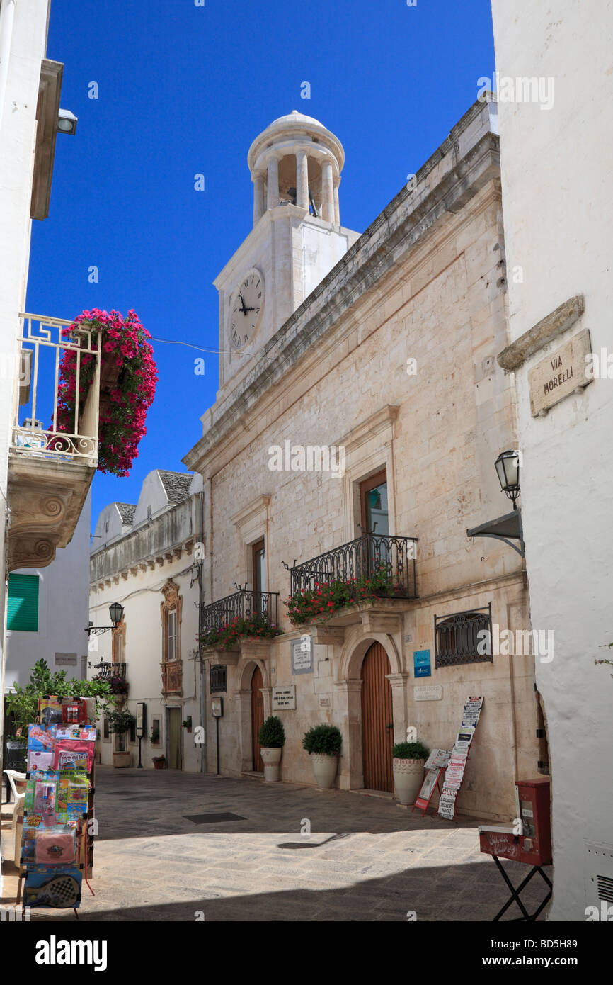 Rathaus und Uhrturm, Lecce, Apulien, Italien Stockfotografie - Alamy