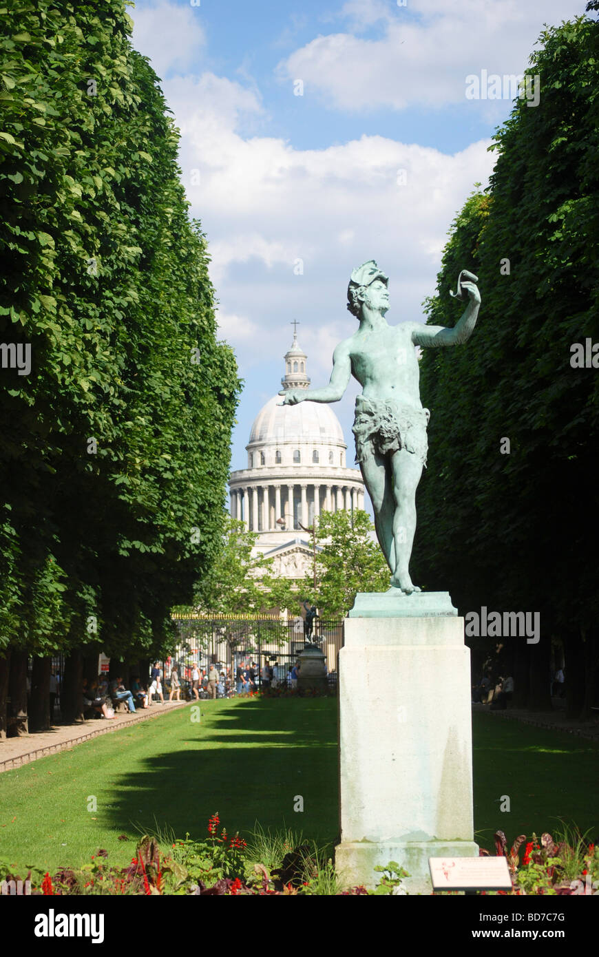 Frankreich Paris Jardins du Luxembourg der griechischen Schauspieler ...