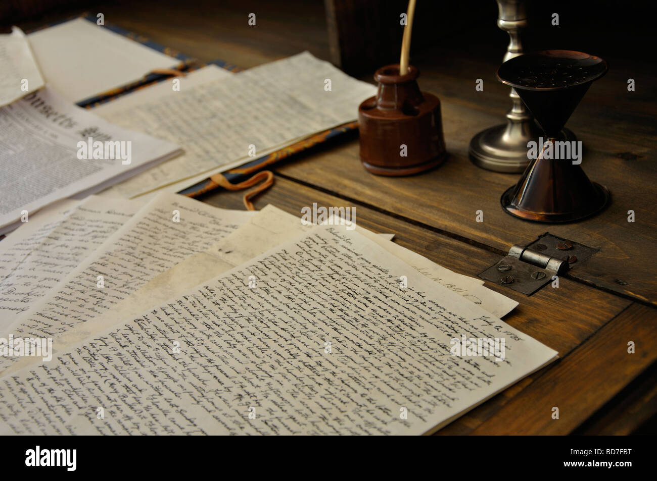 Old handwritten letter -Fotos und -Bildmaterial in hoher Auflösung – Alamy