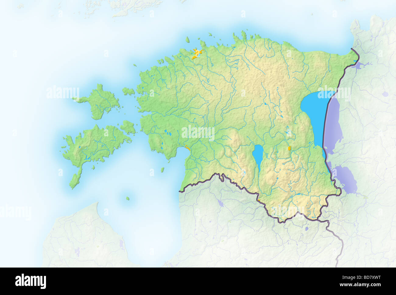 Estonia map -Fotos und -Bildmaterial in hoher Auflösung – Alamy